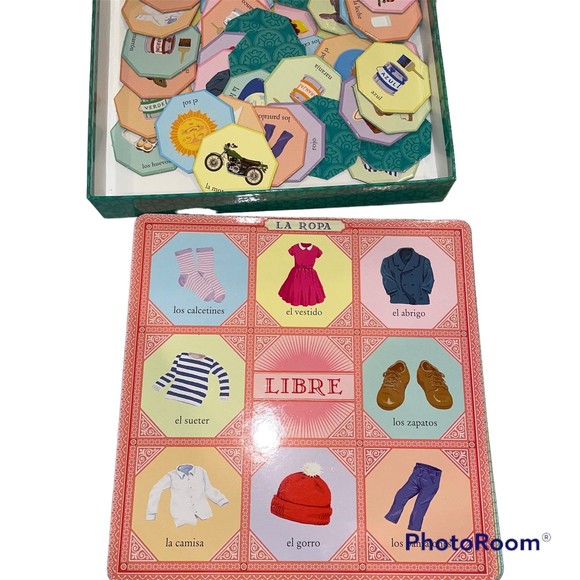 eeboo | Toys | Spanish Bingo For Kids By Eeboo Bilingual Duo Language ...